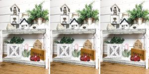 Make a Easy Christmas Tree Stand Box Stand Dollar Tree DIY Farmhouse