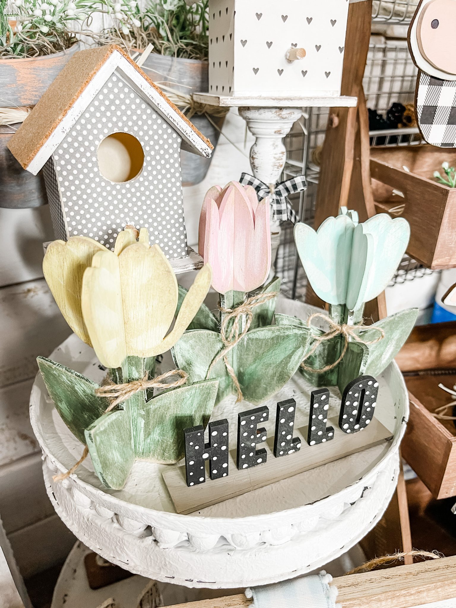 Tulips Craft Kit DIY Spring Decor - Easy DIY Tutorial