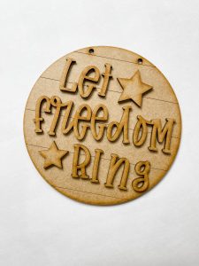 Let Freedom Ring Sign and Stand - Easy Decor DIY Tutorial