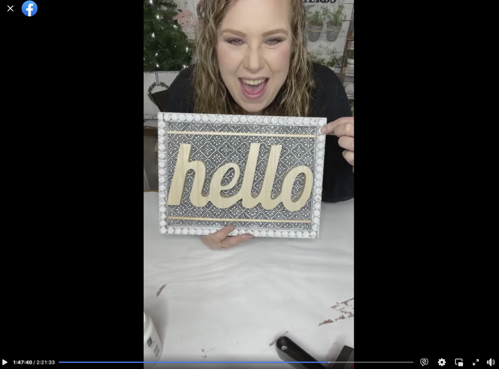 DIY Beaded Hello Wall Sign - Easy DIY Tutorial