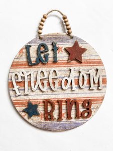 Let Freedom Ring Sign and Stand - Easy Decor DIY Tutorial