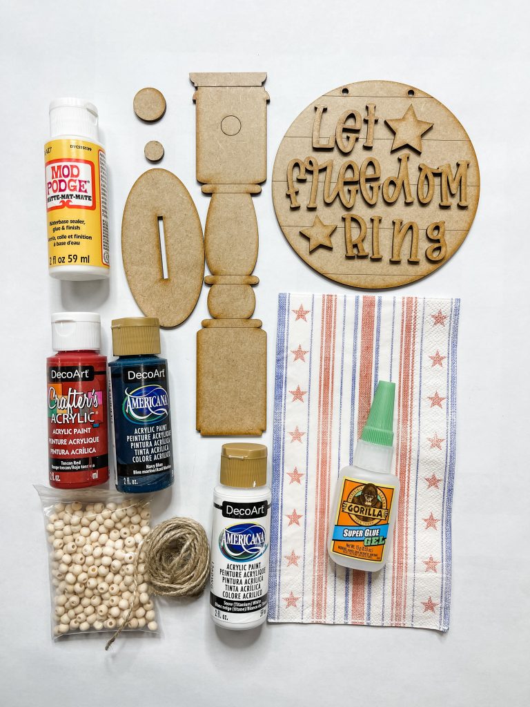 Let Freedom Ring Sign and Stand - Easy Decor DIY Tutorial