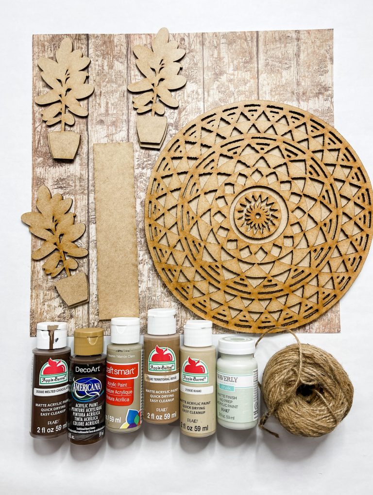 Mandala Wall Art Home Decor - Easy DIY Tutorial