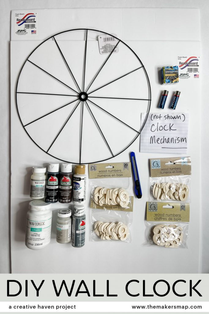 DIY Wall Clock - A Creative Haven Project