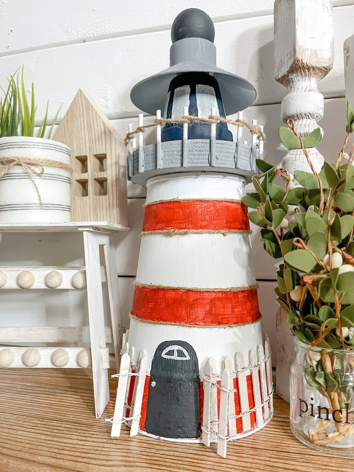 Decorative Lighthouse Nautical Decor - A Creative Haven Project