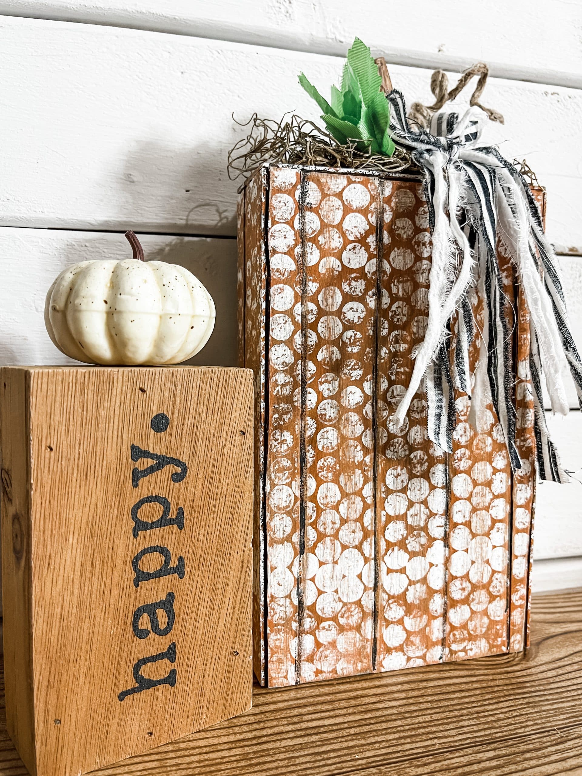 Block Pumpkins - A Creative Haven Project