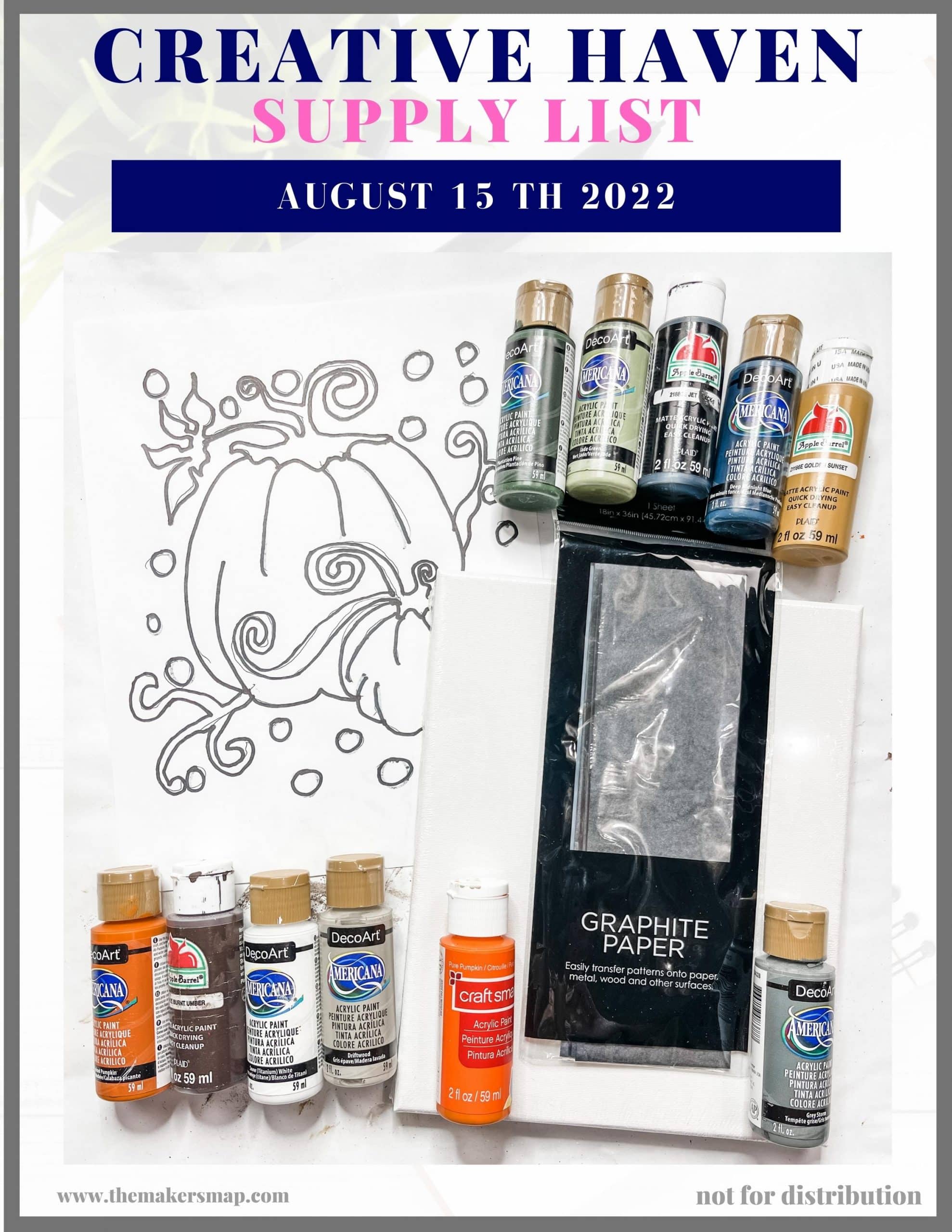 Easy Fall Dollar Tree Canvas Painting - A Creative Haven Project