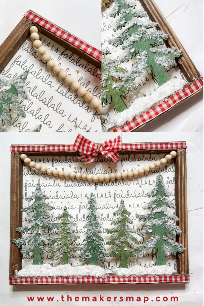 Pine Forest Winter Decor - Christmas Craft Idea
