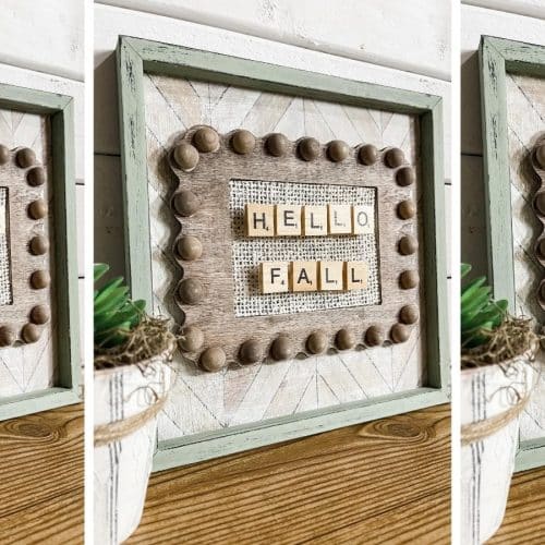 Dollar Tree Standing Home Sign - A Creative Haven Project
