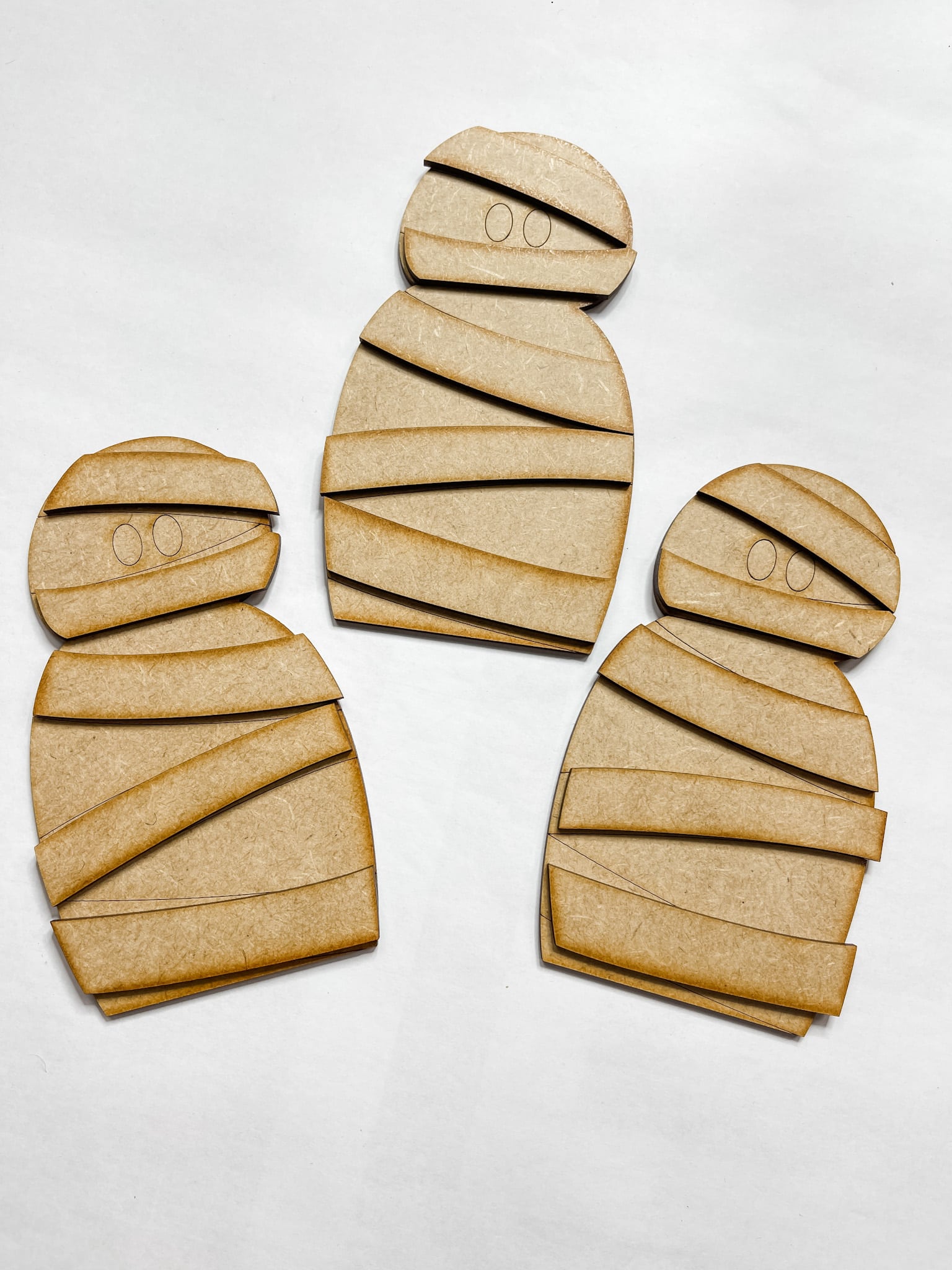 Mummy Trio Halloween Decor