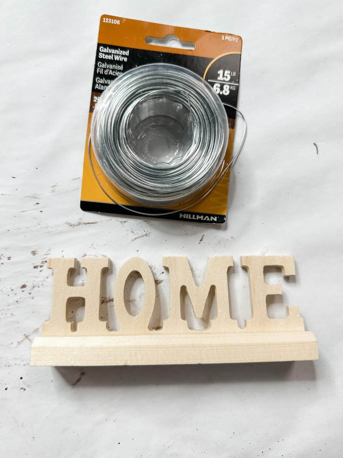 Dollar Tree Standing Home Sign - A Creative Haven Project