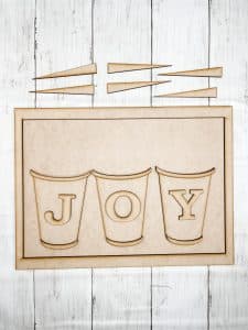 3D Joy Buckets Sign - Easy DIY Tutorial