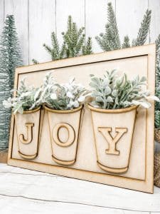 3D Joy Buckets Sign - Easy DIY Tutorial