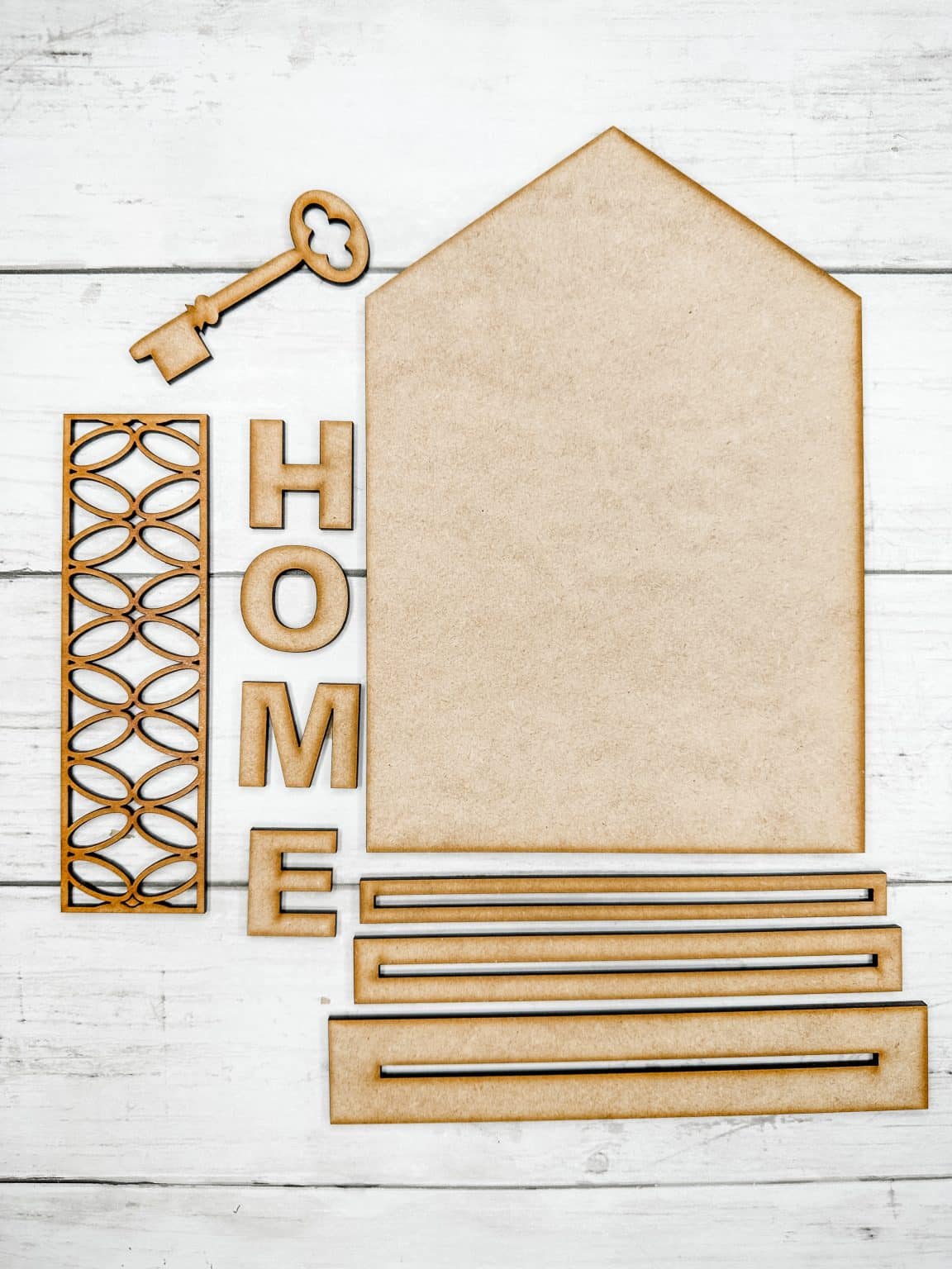 Home House with Key Sign - Easy DIY Tutorial