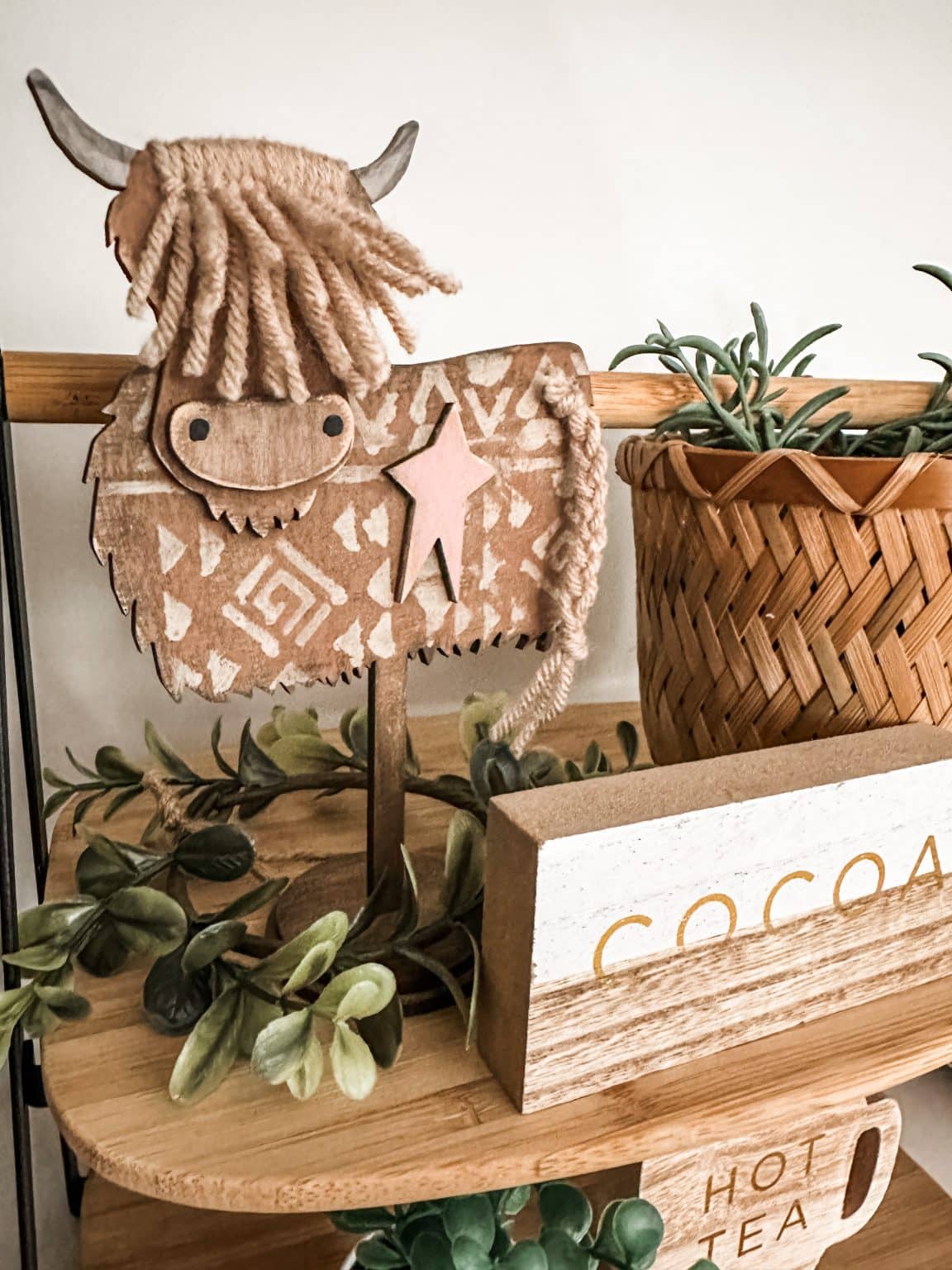 Macrame Standing Highland Cows - Easy DIY Tutorial