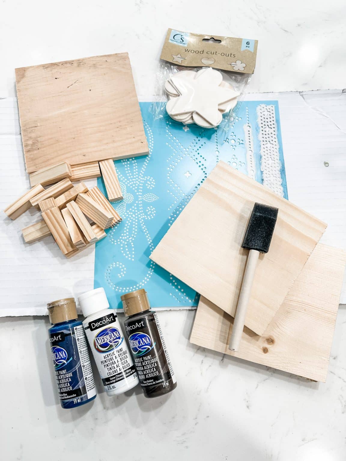 Set of Flower Shelf Sitters - Easy DIY Tutorial