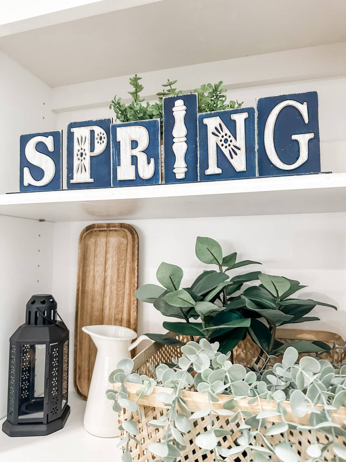 Spring Block Sign - Easy DIY Tutorial