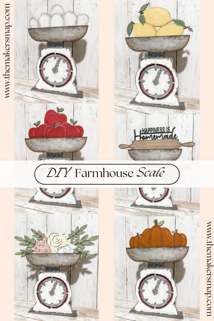 Interchangeable Decorative Farmhouse Scale - Easy DIY Tutorial