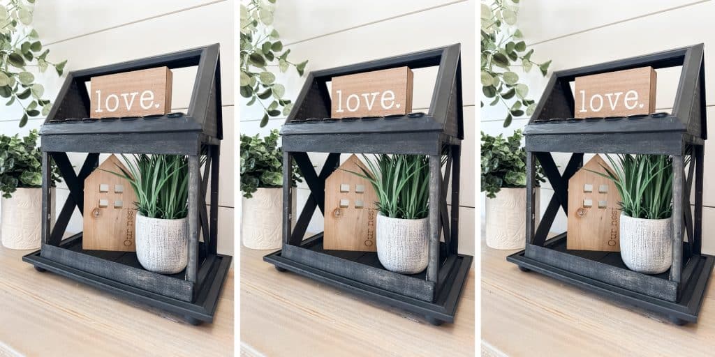 How to make a DIY Triangle Tiered Tray Stand to display things