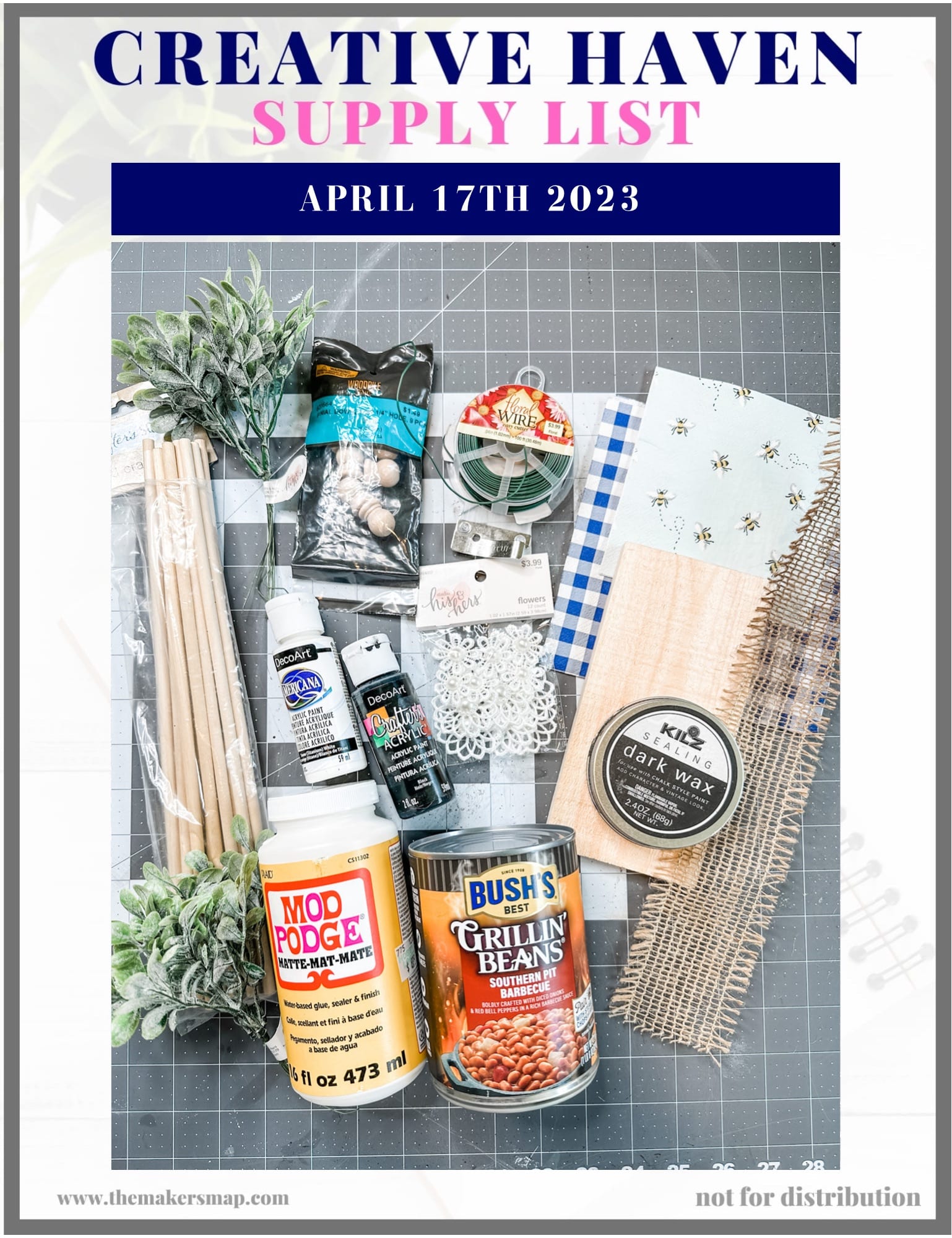 Shabby Chic Style Smash Can Project - A Creative Haven Project