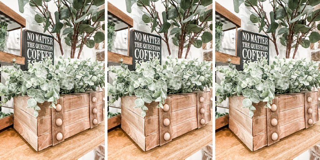 How to make a DIY Dollar Tree Planter Box for 2021 Spring Craftathon
