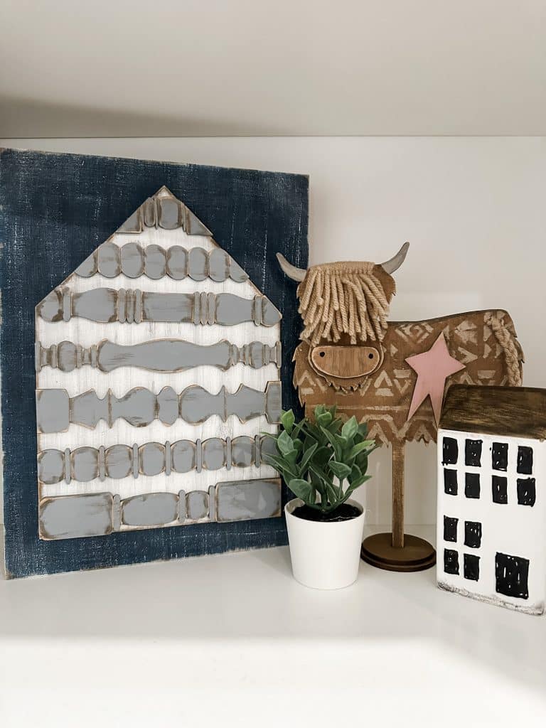 Decorative Spindle House Kit - Easy DIY Tutorial