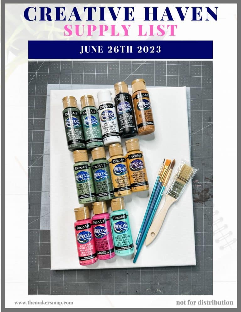 DIY Market Shop Painting - A Creative Haven Project