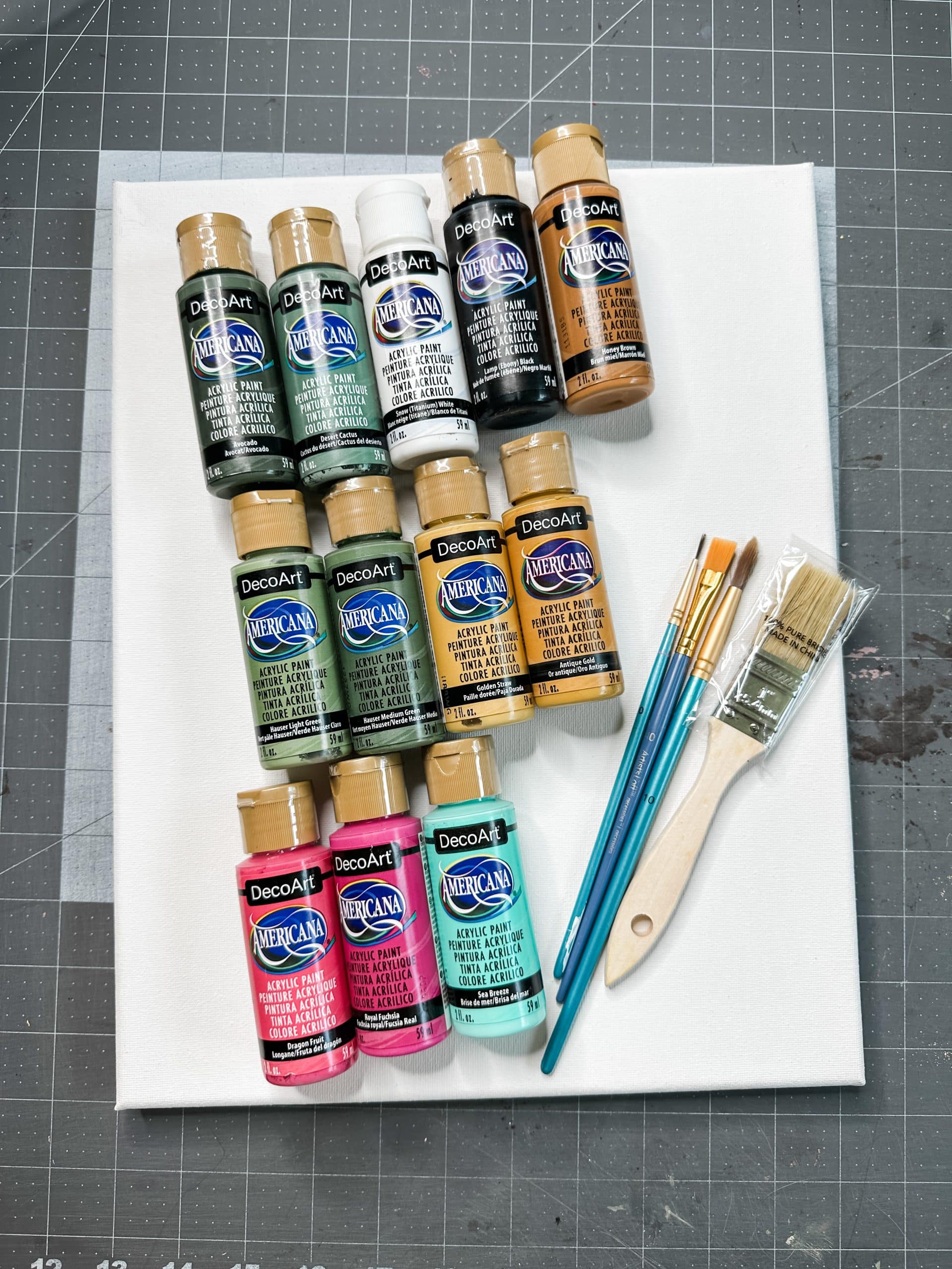 DIY Market Shop Painting - A Creative Haven Project