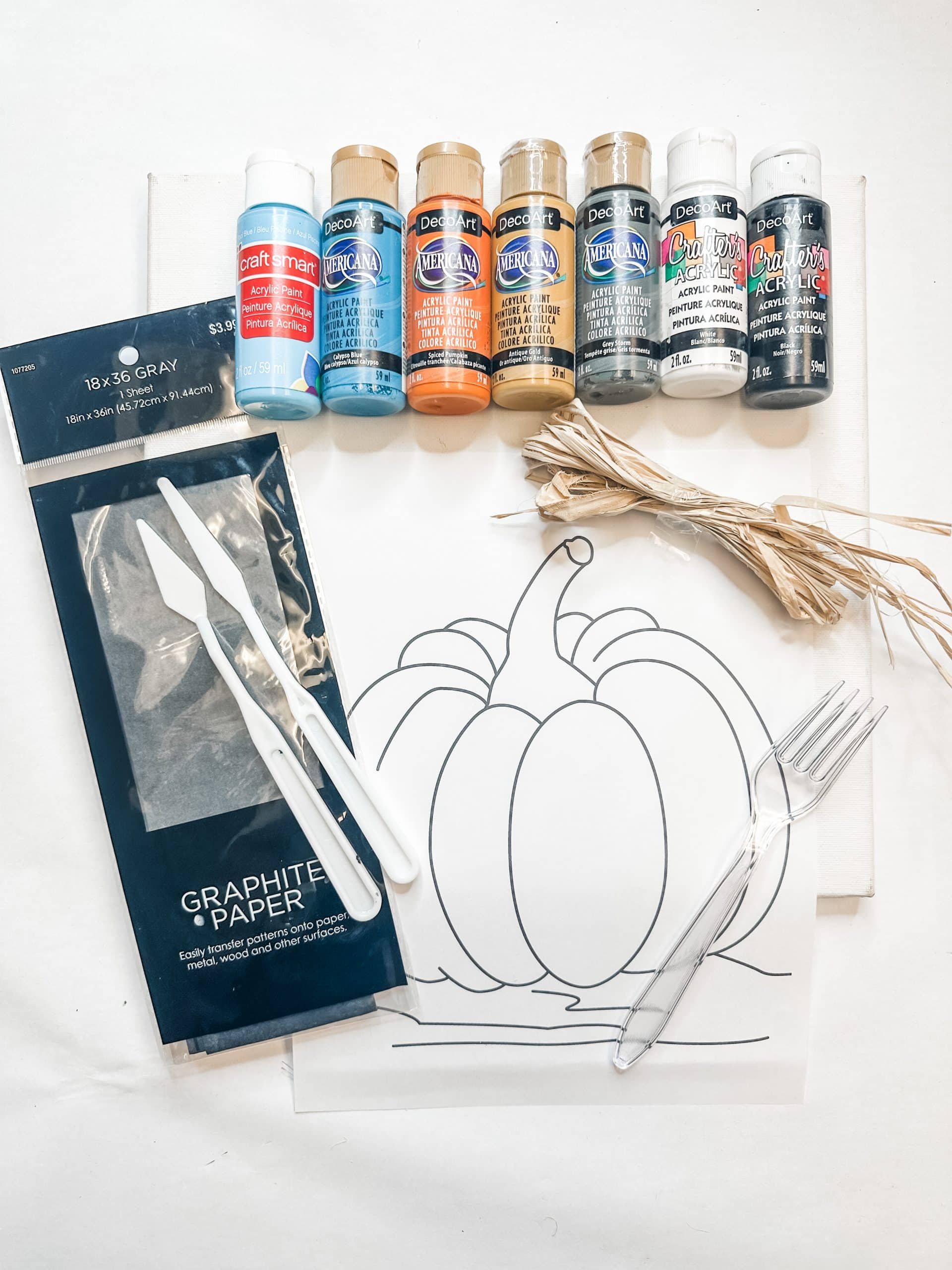 DIY Pumpkin Painting for Fall - A Creative Haven Project