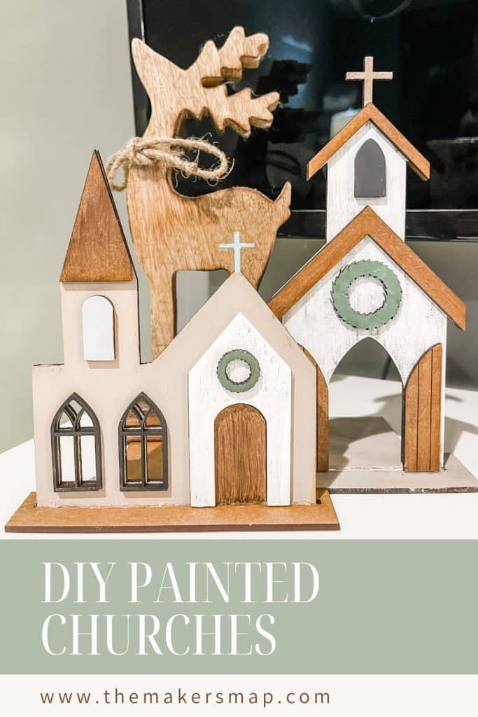 DIY Painted Churches Kit - Easy DIY Idea