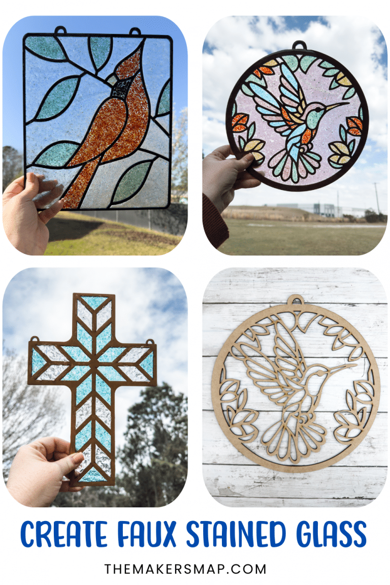 How to create Easy DIY Faux Stained Glass Art - Easy DIY Tutorial