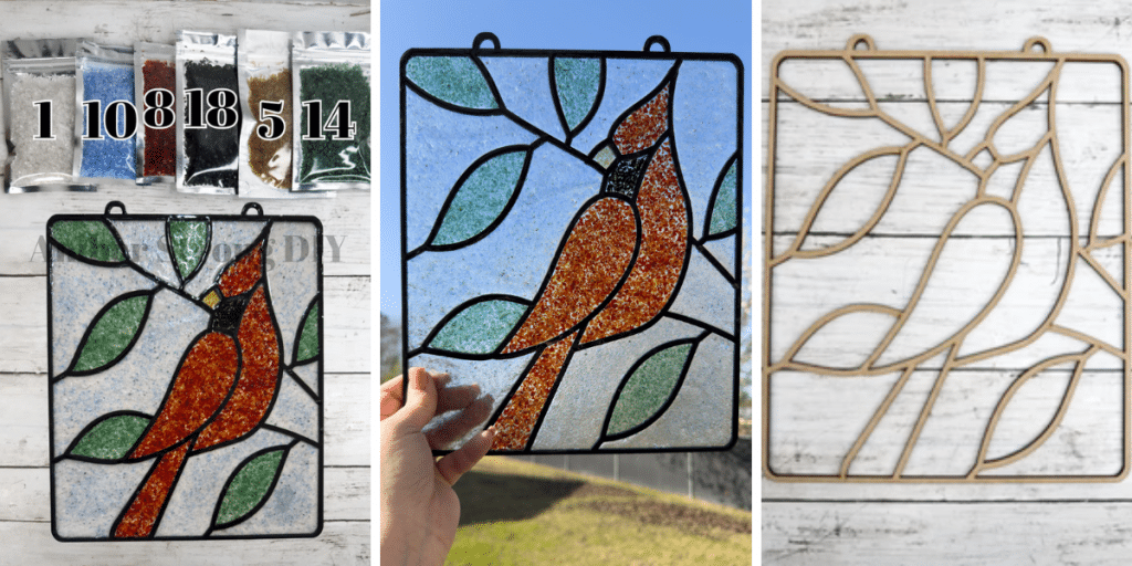 How to create Easy DIY Faux Stained Glass Art - Easy DIY Tutorial